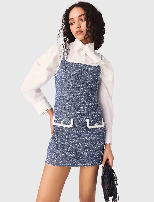 Maje Short Tweed Dress