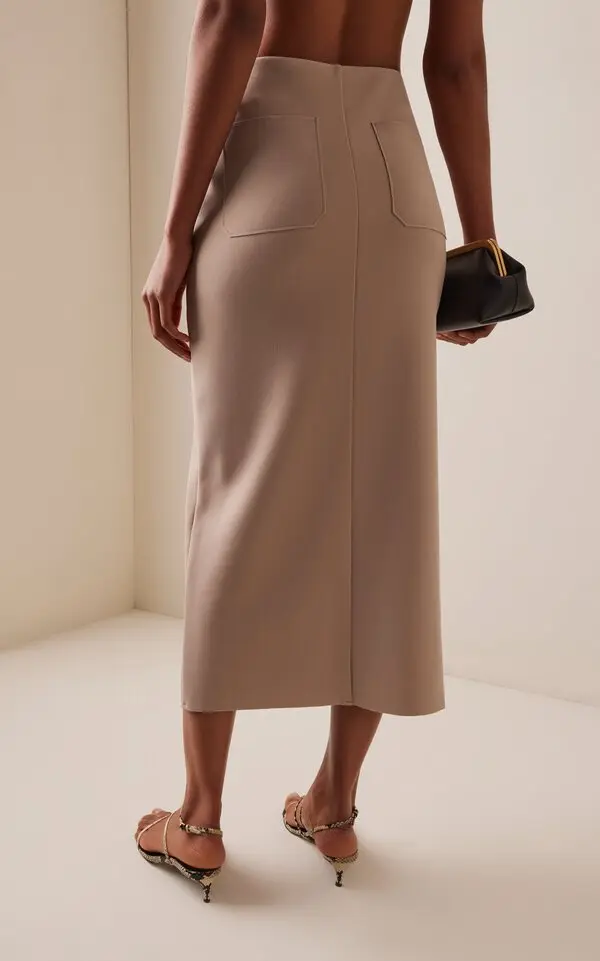 BIRROT Button Wrapped Skirt