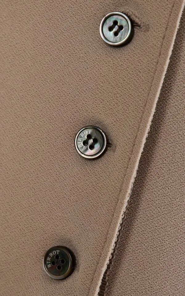 BIRROT Button Wrapped Skirt