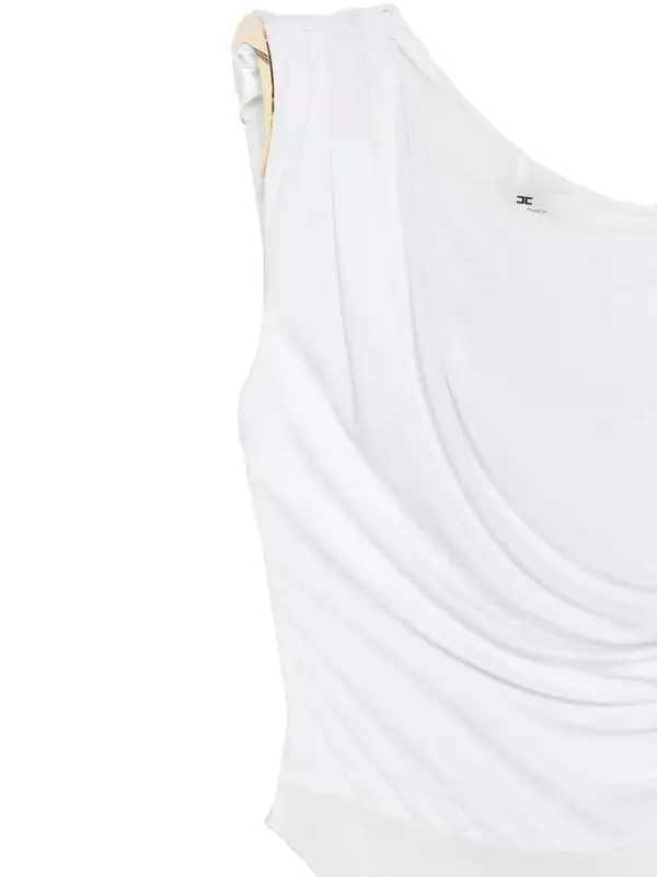 Elisabetta Franchi Draped One-shoulder Bodysuit