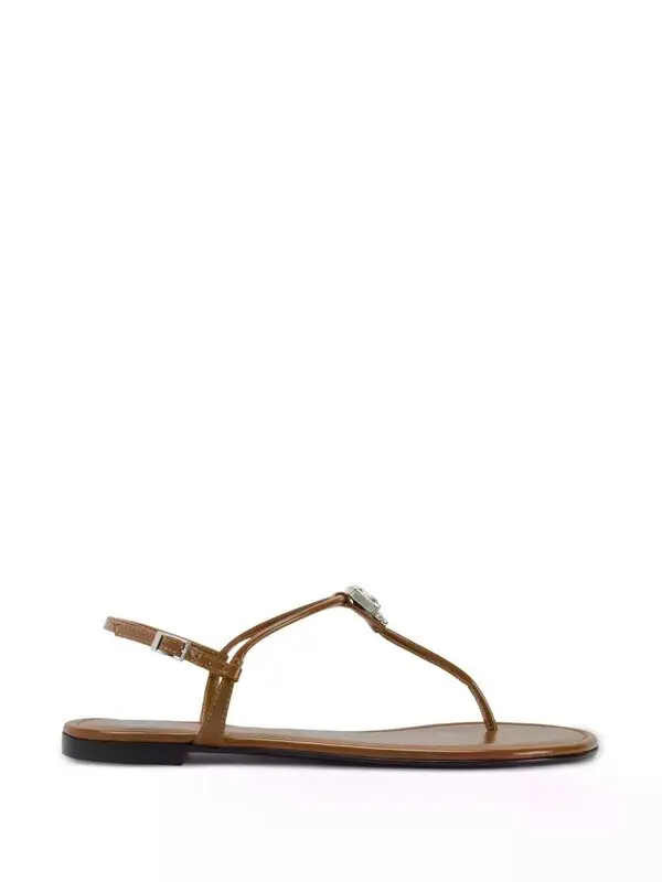 GIUSEPPE ZANOTTI Maeeve Rhinestone Flat Sandals