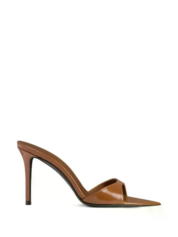 GIUSEPPE ZANOTTI Intriigo Pointed-toe Sandals - Brown