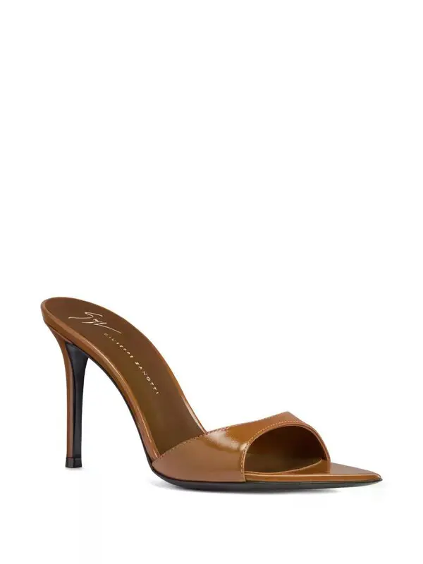 GIUSEPPE ZANOTTI Intriigo Pointed-toe Sandals - Brown