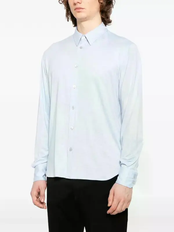 TOM FORD Classic Collar Long-sleeve Shirt - Blue