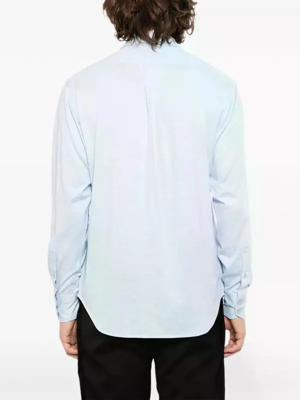 TOM FORD Classic Collar Long-sleeve Shirt - Blue