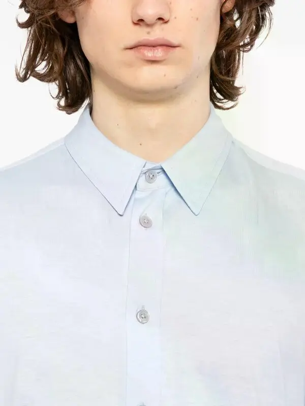 TOM FORD Classic Collar Long-sleeve Shirt - Blue
