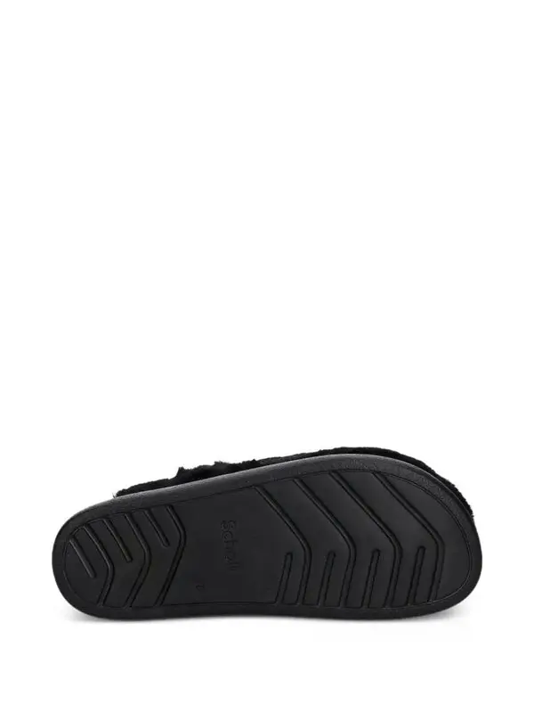 DR. SCHOLL'S SHOES Buckle Detail Slippers - Black