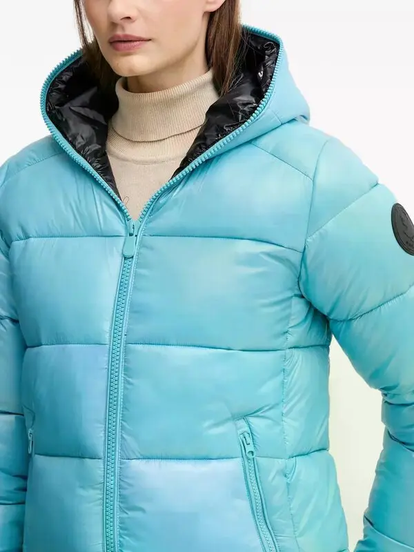 SAVE THE DUCK Lois Hooded Padded Jacket - Blue