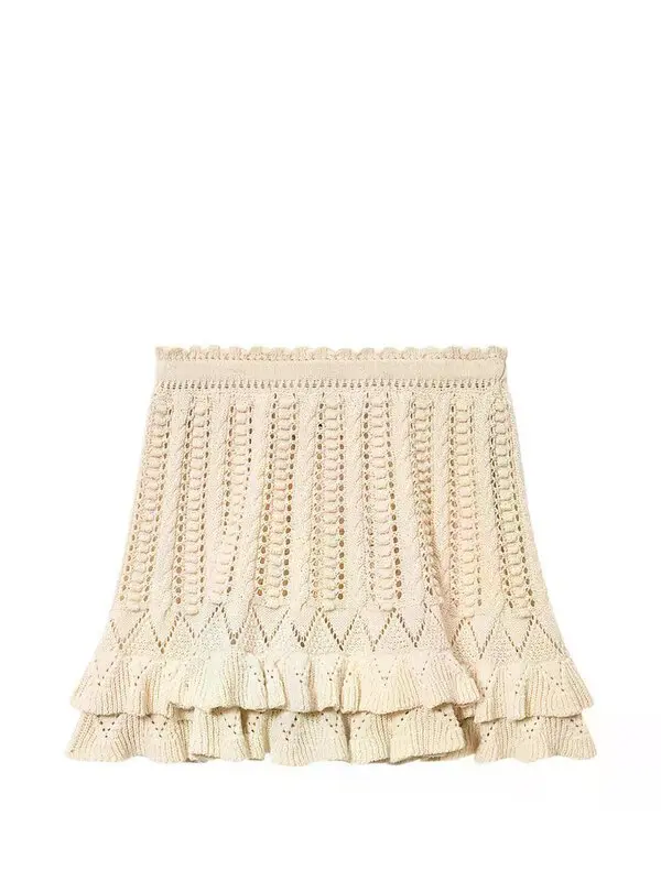 MARANT ETOILE Nelle Mini Skirt - Neutrals