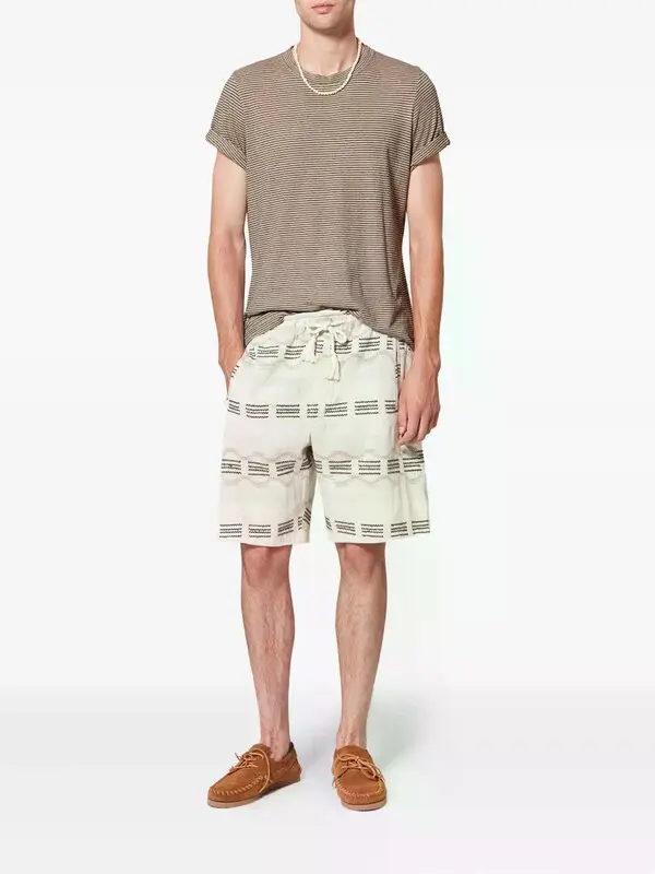 MARANT Leon Striped T-shirt - Neutrals