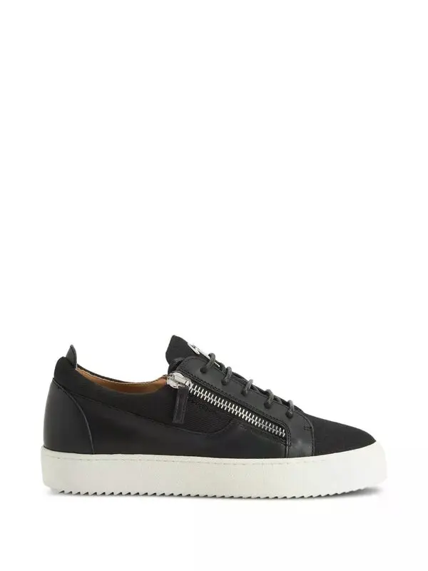 GIUSEPPE ZANOTTI Frankie Zip Low-top Sneakers - Black