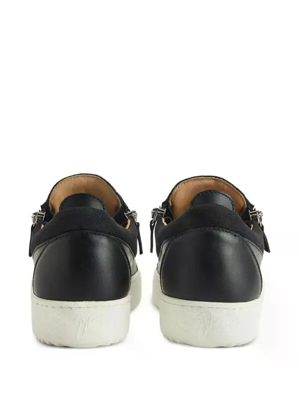 GIUSEPPE ZANOTTI Frankie Zip Low-top Sneakers - Black