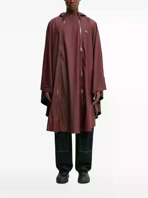 Rains Hooded Zip-up Coat
