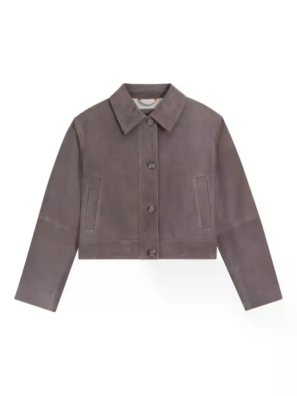 BOSS Buttoned Goat Skin Jacket