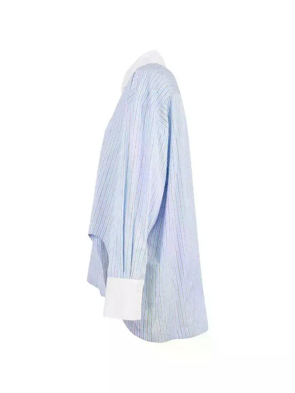 Attico Striped Asymmetric Shirt