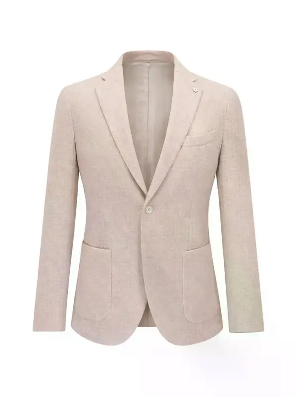 LUBIAM Textured Notched Jacket