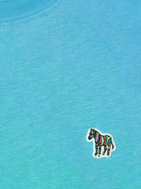 Paul Smith Zebra-motif T-shirt - Blue