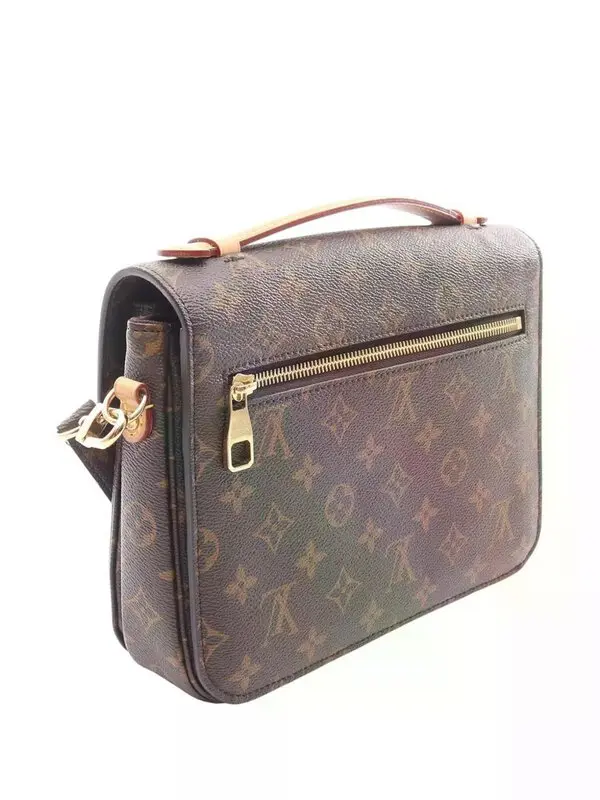 LOUIS VUITTON Monogram Pochette Metis Crossbody Bag - Brown