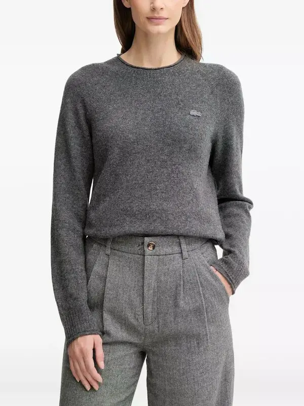 Lacoste 3d Knitted Logo Sweater