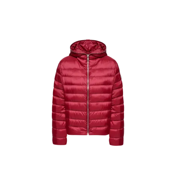 MONCLER + RICK OWENS Ziplock Hooded Down Jacket - Red
