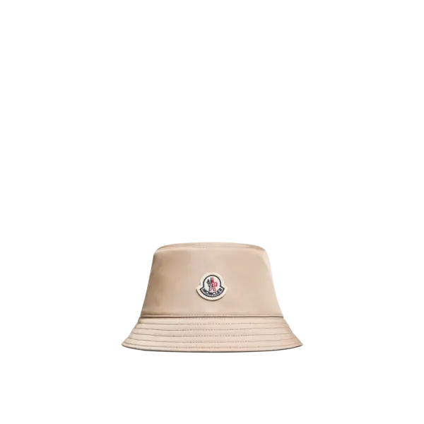 Moncler Reversible Gabardine Bucket Hat - Beige