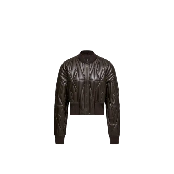 MONCLER + RICK OWENS Geocamo Nappa Leather Bomber Jacket