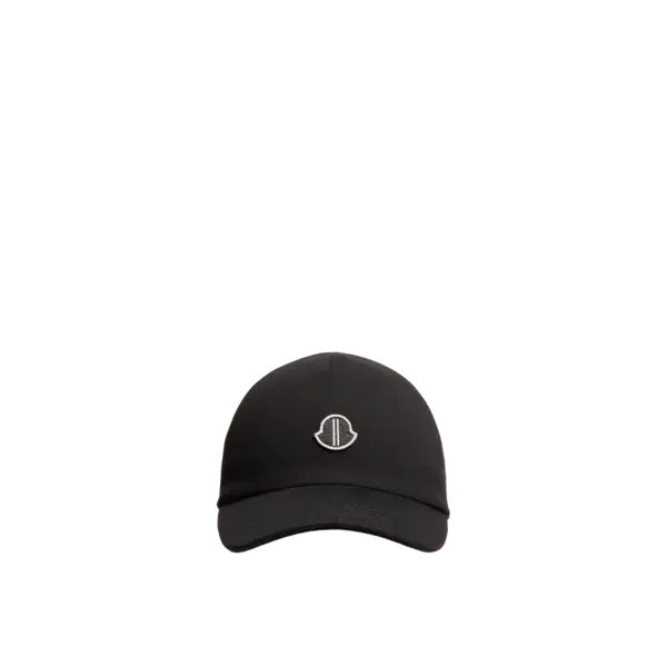 MONCLER + RICK OWENS Cotton Baseball Cap - Black