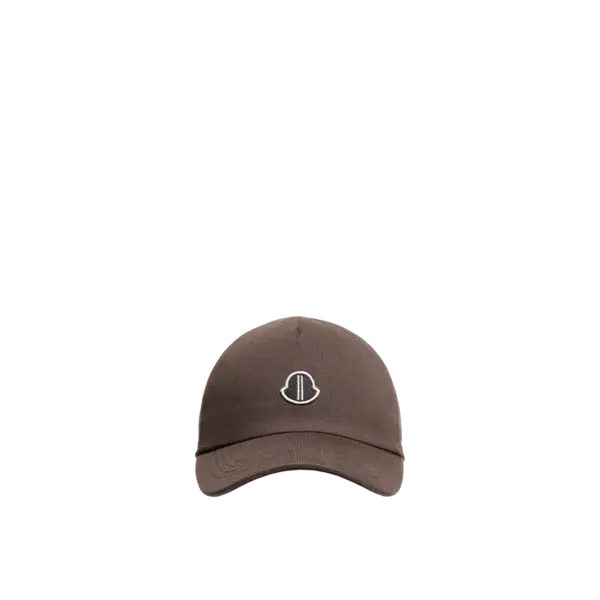 MONCLER + RICK OWENS Cotton Baseball Cap - Brown
