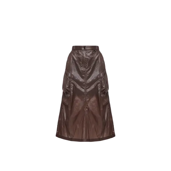 Moncler Cargo Midi Skirt - Brown