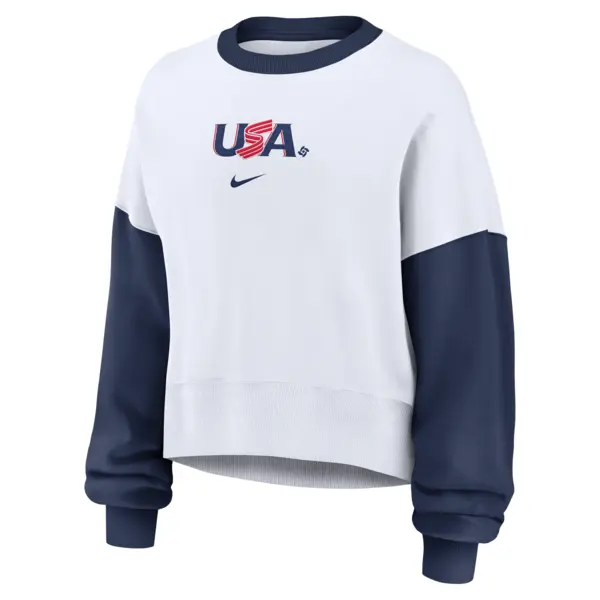 Nike Usa Baseball 2026 World Baseball Classic Pullover Crew