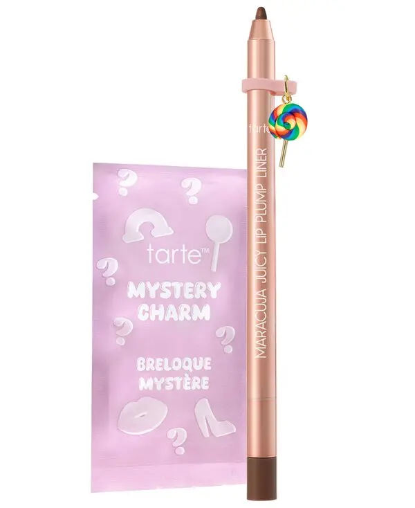 TARTE Limited-edition Maracuja Juicy Lip Plump Liner With Charm - Toasted Brown
