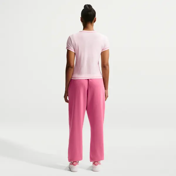 Nike Sportswear Club Fleece Mid-rise Oversized Sweatpants - Pink