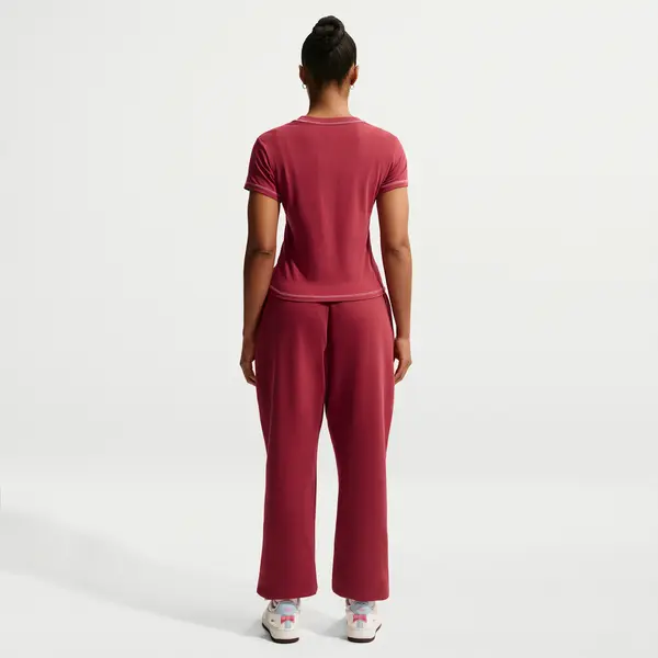 Nike Sportswear Club Fleece Mid-rise Oversized Sweatpants - Red