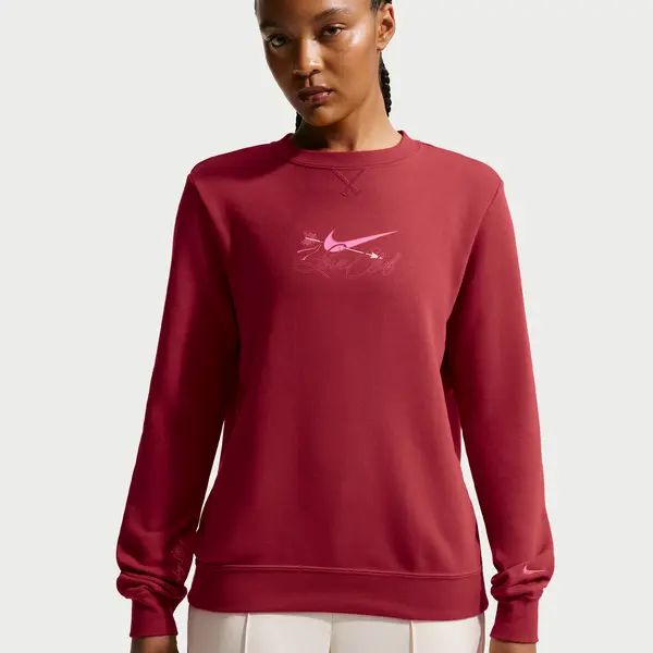 Nike Sportswear Club Fleece Crew-neck Sweatshirt - Red