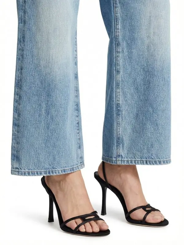 JIMMY CHOO Leo 100 Sandals - Black
