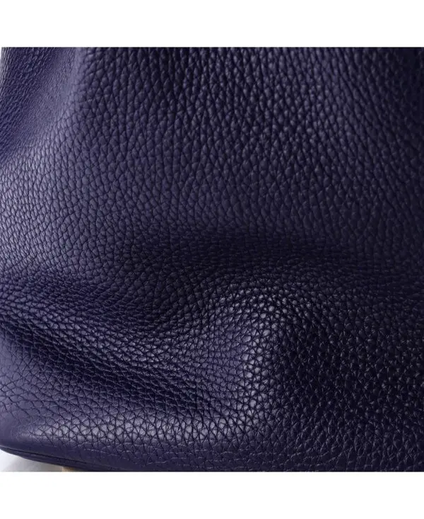 Hermès Mm Picotin Lock Bag Clemence - Blue