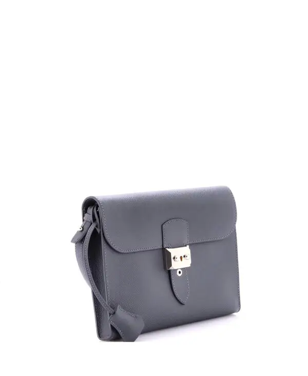 Hermès 24 Sac A Depeches Wristlet Pouch Epsom - Gray