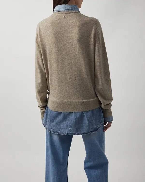 Acne Studios Layered Crewneck Sweater - Beige