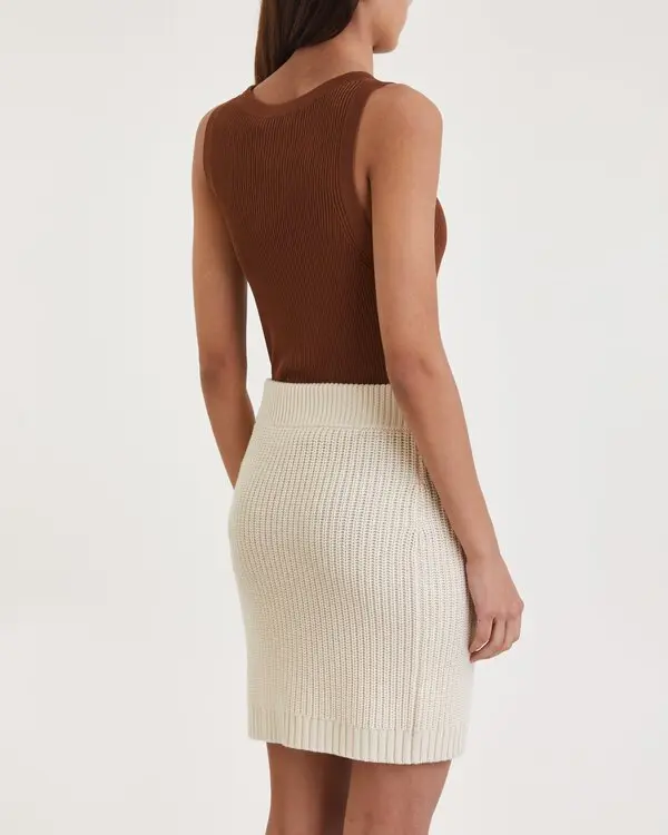 Stylein Knitted Mini Skirt