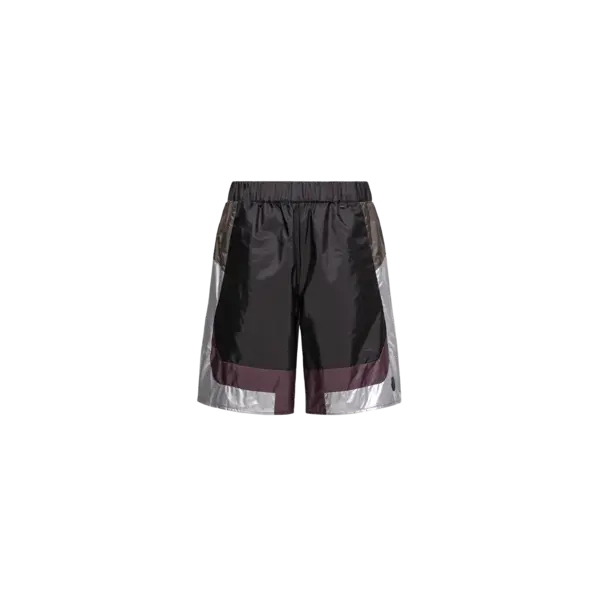Moncler Geometric Pattern Shorts - Gray