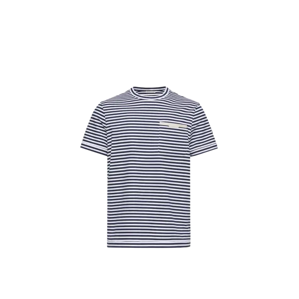 Moncler Striped Cotton T-shirt