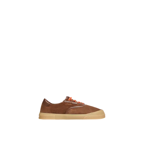 Moncler Vera Leisure Suede Trainers - Brown