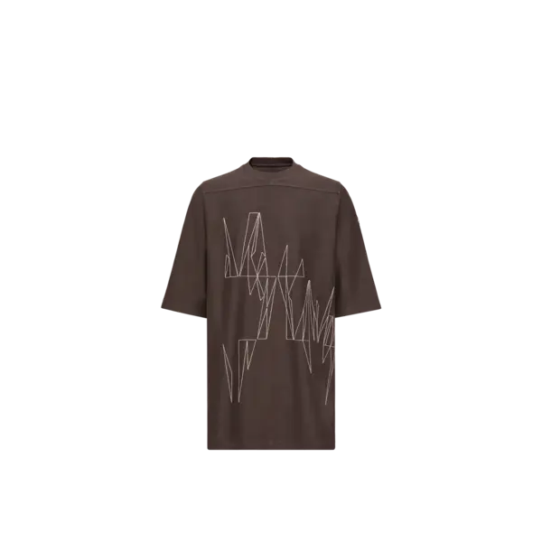 MONCLER + RICK OWENS Cotton Jersey T-shirt - Brown