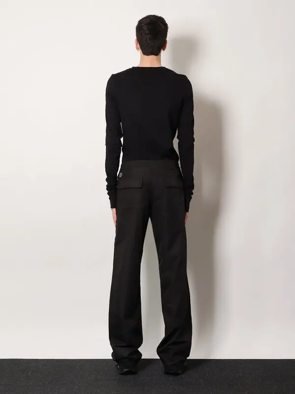 MONCLER + RICK OWENS Drawstring Wide Leg Pants