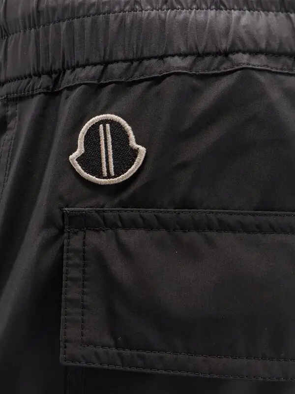 MONCLER + RICK OWENS Drawstring Wide Leg Pants
