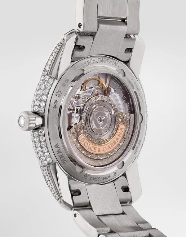 Dolce & Gabbana Dg7 18kt White Gold Diamond Bracelet Watch