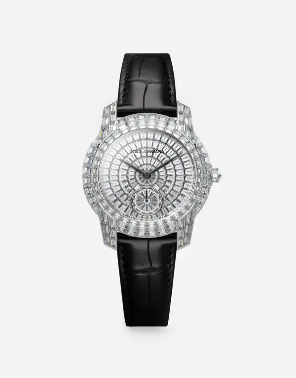 Dolce & Gabbana Dg7 Invisible Setting Watch - Black