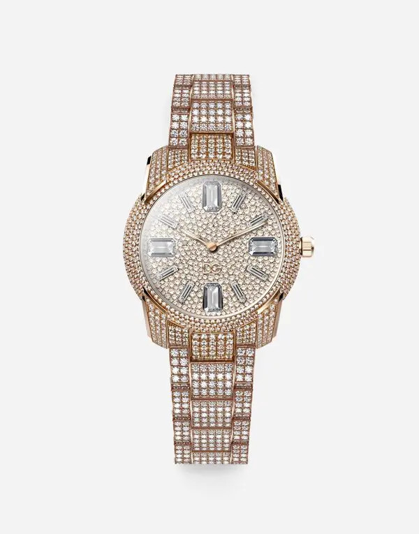 Dolce & Gabbana Dg7 Gems Bracelet Watch - Gold