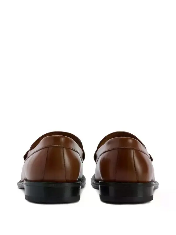 GIUSEPPE ZANOTTI Tassel Leather Loafers - Brown