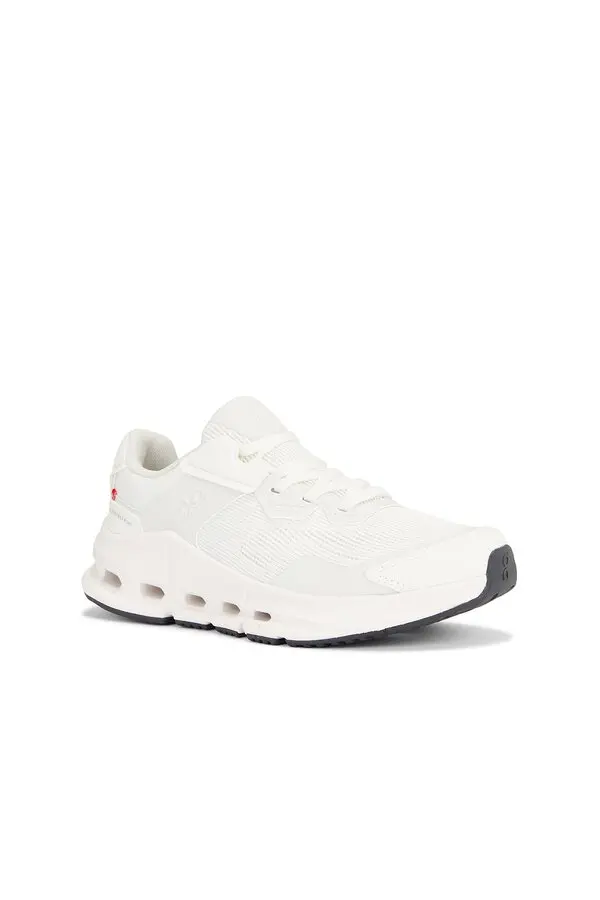 On Cloudnova Rift Sneakers - White & Ice